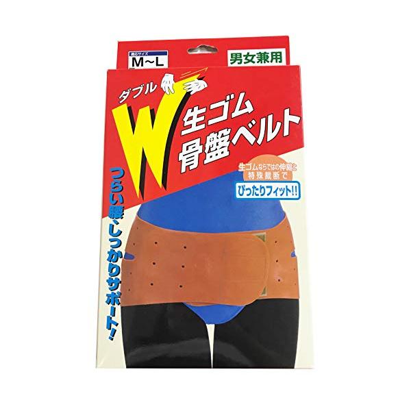 サイズ：M-Lサイズ (x 1)商品サイズ (幅×奥行×高さ): 175mm×30mm×310mm内容量:1個原産国:日本ゴムが骨盤にフィットする骨盤ベルト