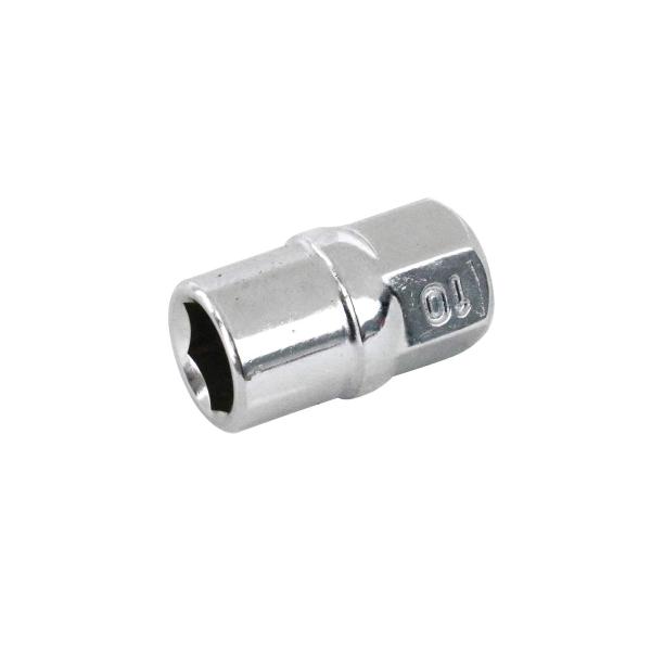 カラー：シルバースタイル：6.35mm角ドライバービット用用途:ラチェットレンチ用6.35mm角ビットアダプター特徴1:6.35mm角ドライバービットをセットすれば、ラチェットドライバーに早変わり特徴2:ラチェットレンチ10mmにセットすれ...