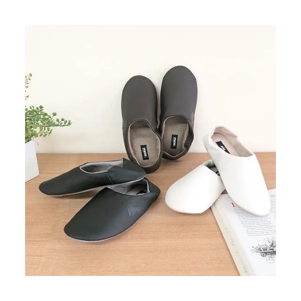 ■サイズ目安：M (約23-25cm)　 L (約25.5-27cm)■素材・成分：本体/ PUレザー 底面/PVC■洗濯：　可（洗濯機使用は不可）・照明の具合、お使いのモニターの発色具合によって、実際のものと色が異なる場合がございます。