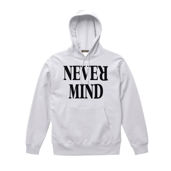 dial9up/デザインTシャツ/parka/パーカ/ダブルジップ/ダブルジップパーカ/FOODIE/フード/スウェット/SWEAT/シンプル/メッセージ/ニルヴァーナ/NIRVANA<NEVER MIND>ニルヴァーナのアルバ...