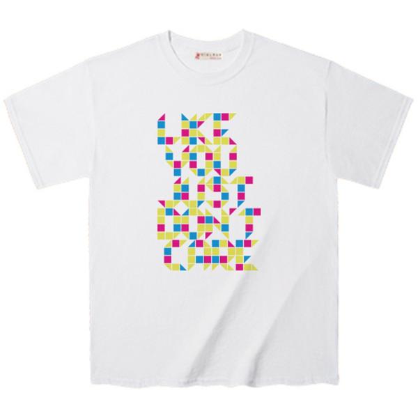 dial9up/Tシャツ/POP/ポップ/カラフル/デザインTシャツ/メッセージTシャツ/MESSAGE/DESIGN「like you just don't care」とは、メチャクチャに、とか、思いっきりとかそんな意味です。着ているだけ...