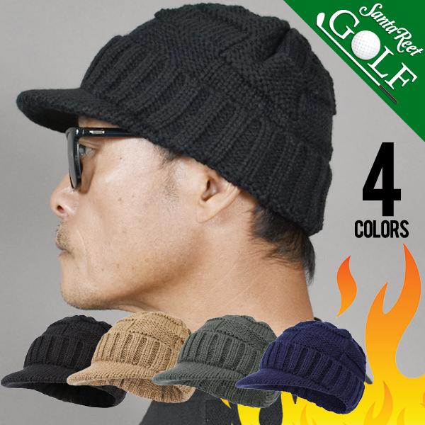 バイザー付防寒ニットゴルフキャスケットSantareet Select Itemサンタリート●バイザーが付いてるからクリップマーカーも付けられて便利なニットの帽子です●寒い冬のラウンドには欠かせないバイザー付きニット帽●日除け、保温などはも...