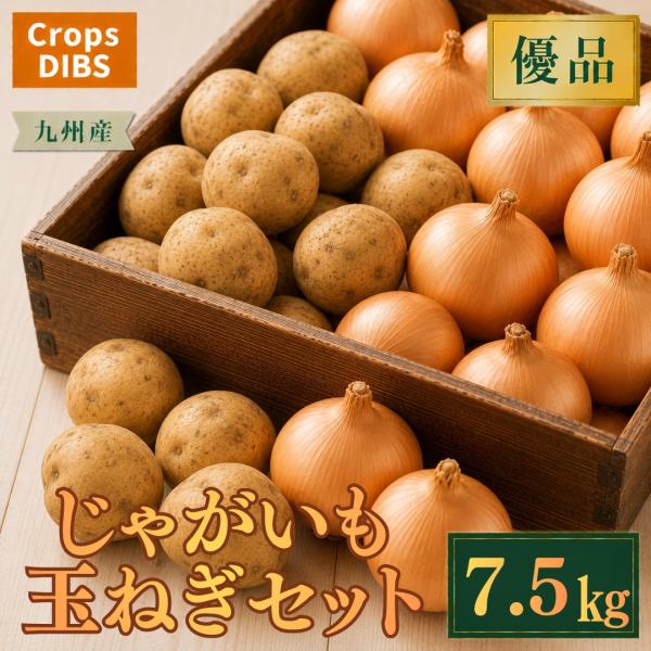 毎日の食卓に欠かせない、保存が効く大人気の常備野菜を大容量セットでお届けします。大地の恵みを受けた「じゃがいも」「玉ねぎ」は、素材本来のコクと甘みが抜群。カレーや肉じゃが、炒め物にも大活躍します。■商品詳細・産地:九州産・内容量:箱込約7....