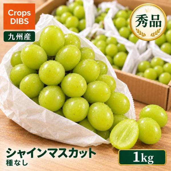 大分県天ヶ瀬産のシャインマスカット。甘みが強く、マスカットの華やかな香りとパリッとした食感が楽しめ、皮ごと食べられる人気品種です。1房約500gを2房、計約1kgでお届けします。■商品詳細・産地:大分県天ヶ瀬・内容量:約1kg(500g×2...