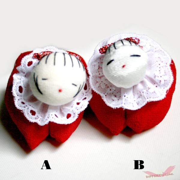 和布作りのハンドメイドによる、稚児クリップ ※つるし飾りの伊豆では、決まり事は無く何か良い事がある度に稚児クップをつるし紐にくっ付け感謝を表したりもします。お祝い事に1個、いつの日か何本もの紐に稚児達がぶら下がっているのも見て、思い出話も家...