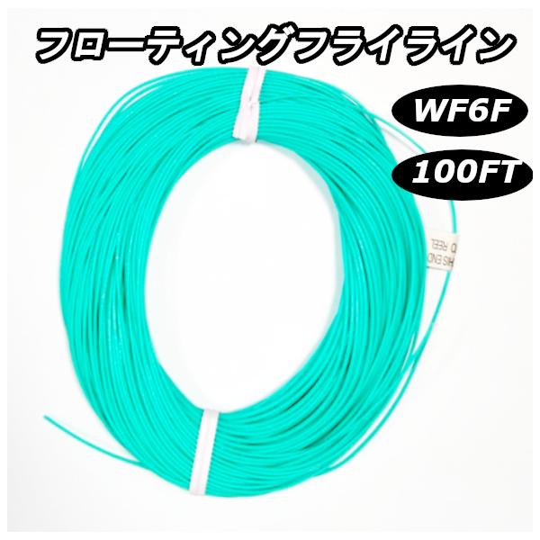 フライフィッシング用のフローティングフライラインになります。海外ブランドMaxcatchと同じ工場で作っているため、品質に見劣りはありません。種類：WF-6F長さ：100フィート(30.5m)色：ターコイズブルー材質：PVC