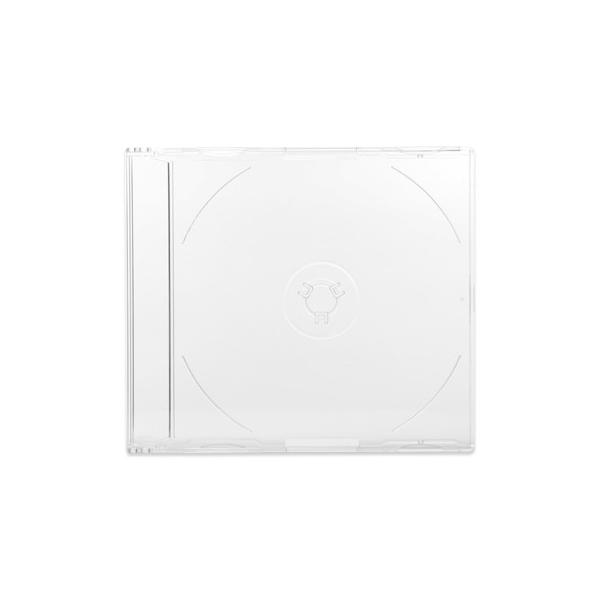［業務用高品質CDケース］●標準CDケースサイズより約30%薄いスリムタイプ●ブックレット収納できます。●材質は衝撃に強いハイインパクトPS樹脂（ポリスチレン）を使用しています。●ロゴ無なのでCDだけでなくDVD、ブルーレイケースとしても使...