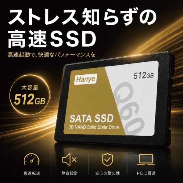 ・最大550MB/sの高速データ転送・大容量512GBでデータをたっぷり保存・3D NAND採用で安定したストレージ環境・TBW 160TBの書き込み耐久性・5年間の長期保証で安心★ネコポス便の制限枚数オーバーはキャンセルとなります。あらか...