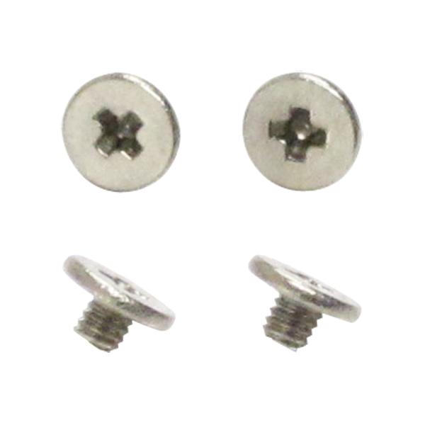 サイズ: M2×2mmネジ頭: 5mm径／1mm厚材質: 鉄 ニッケルメッキ4個入カラー: シルバー