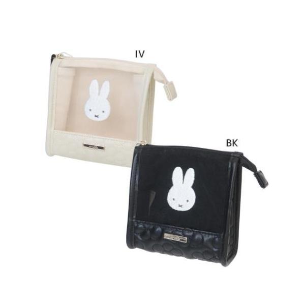 モノクロの色合いにお花のキルティングやフロッキー加工が可愛いシリーズサイズW120×H120×45mm素材：合皮・ポリエステル