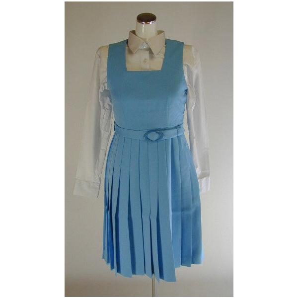 国内学販制服生産工場にて製作した大人気の本物オリジナルジャンパースカートです。縫製のクォリティ、プリーツ加工技術は高く、長くご使用いただけます。高校生、中学生、学生服、通学、学校、スクール用にもご使用いただけるしっかりとした作りになっていま...