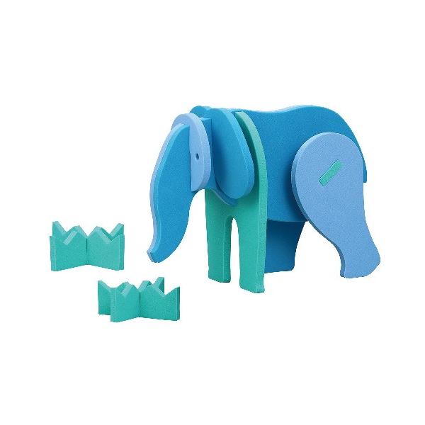 やわらかいEVAの立体パズル! ■商品サイズ:EVAシート 210×150×5mm