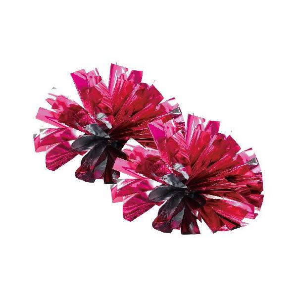 コンパクトなミニサイズのポンポンです。組立済なので、運動会準備の手間を軽減します。ソフトゴム付で手のひらが使えるハンドフリータイプ です。特許登録済 ■ソフトゴム：約45ｍｍ、房：約150ｍｍ