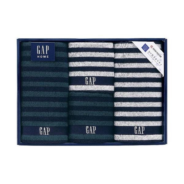 GAPとはクリーンで自信に満ち溢れ、快適かつ身近であり、クラシックモダンなブランドです。■34×75cmフェイスタオル2枚・34×35cmウォッシュタオル2枚・綿100%・［ベトナム製］■箱サイズ:36×26×5cm【用途】引出物 結婚祝 ...