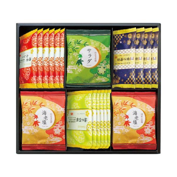 国産米100%にこだわりました。磯の香りひろがる青さ煎餅と、柚子が香るスパイシーな柚子胡椒煎餅、海老とカレーが癖になる海老カレー煎餅などの詰合せです。■海老塩煎餅・柚子胡椒煎餅・海老カレー煎餅各6枚・青さ海苔煎餅4枚・サラダ煎餅3枚■箱サイ...