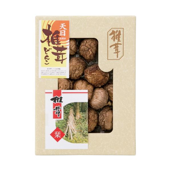 カルシウムを骨に沈着させ強くする、ビタミンＤ2(腸内のカルシウム吸収に必要な栄養素)が、天日干し処理により、普通の椎茸より多く含まれています。■天日処理どんこ椎茸60g■箱サイズ:24×6×33cm【用途】引出物 結婚祝 出産祝 仏事 快気...