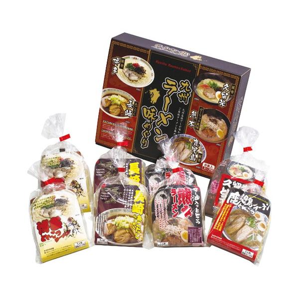 九州で大人気の4県のお奨めラーメンを詰め合わせいたしました。同じとんこつでも色々な味がお楽しみ頂けます。■ラーメン(博多とんこつ・長崎あごだし・熊本とんこつ各2食・鹿児島とんこつ・久留米とんこつ各1食)■箱サイズ:29.8×7.5×24.4...