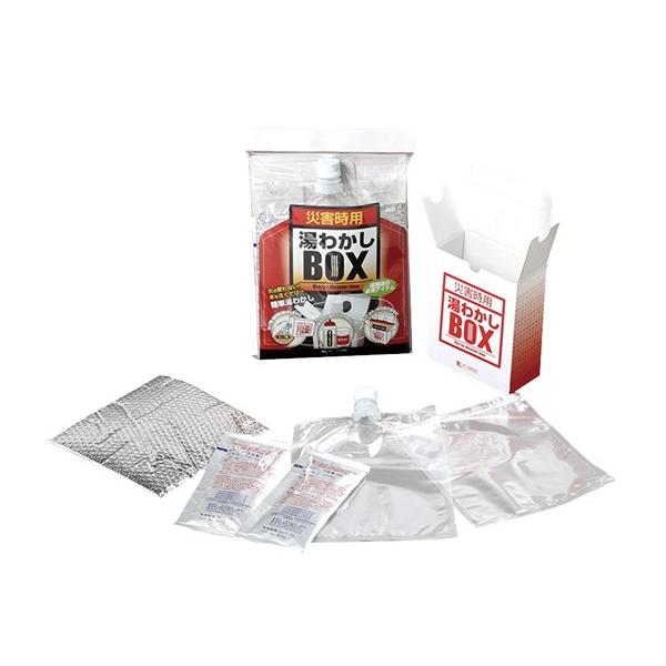 アルミ粉末の反応熱を利用し、火を使わずに水を注ぐだけで簡単にお湯が沸かせます。BOX本体は耐水・保温性に優れた紙製品(特許申請中)でできた湯わかし器です。キャップ付のスパウト袋をご利用いただくと、そのままポットとして保温し、必要な量だけを注...