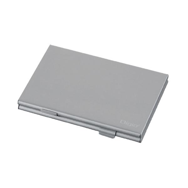 ●本体寸法/重量：約W94×D60×H10mm/約28g●収納枚数：SDカード6枚●材質：本体/アルミニウム、ホルダー/EVA●パッケージ寸法：約W81×D14×H140mm/約40g