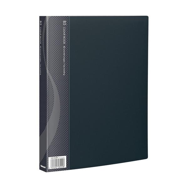 ●表紙：ポリプロピレン、厚み0.7mm、背見出しポケットあり●ポケット：B5・40ポケット中紙あり（カラーペーパー）●製本方式：溶着式製本●本体寸法：B5・S型/タテ268×ヨコ210×背巾26mm●本体重量：330g