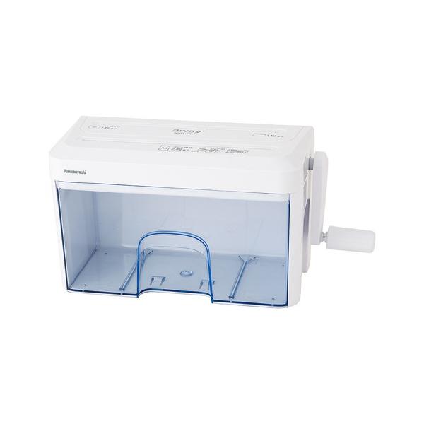 ●本体寸法：W290（360）×D133×H178mm（）は使用時●本体重量：2.3kg●投入幅：紙/220mm CD/121mm カード/87mm●細断形状：紙/マイクロカット2×10mm CD/3分割 カード/5分割●最大細断枚数：紙/...