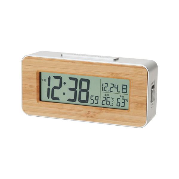 竹の質感際立つ目覚まし電波時計。○アラーム○スヌーズ機能○温度・湿度表示○バックライト■本体(約70×150×40mm)×1■材質:ABS・竹■箱サイズ:約83×175×56mm【用途】引出物 結婚祝 出産祝 仏事 快気 新築 記念 贈答 ...