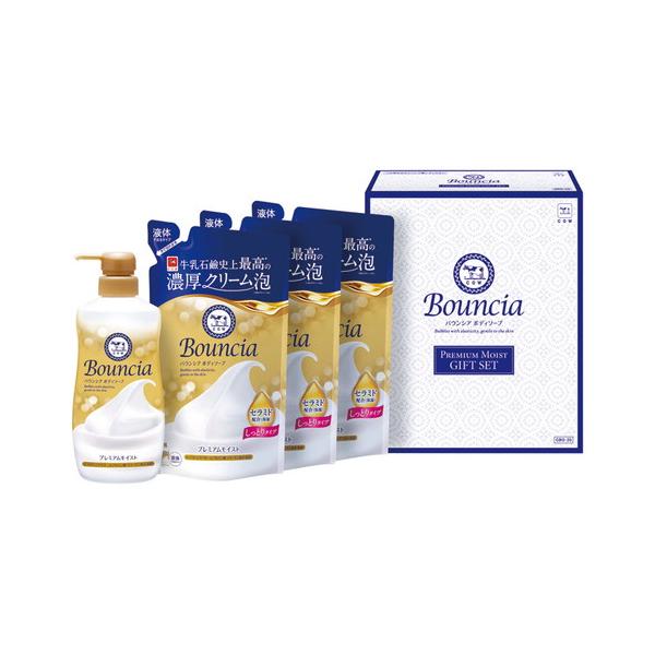 さっと洗い流せるのに肌しっとり、高保湿ボディソープ。セラミド配合(保湿)のプレミアムモイスト処方で、お風呂上りも続くうるおい肌に。セラミド・シアバター・ヒアルロン酸・コラーゲン(保湿)配合。■ボディソープポンプ付(460ml)×1、ボディソ...