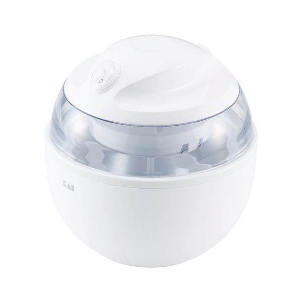 独自の羽が材料をじっくり万遍なく撹拌し、ほどよく空気を含んだ濃厚かつなめらかなアイスクリームがつくれます。お好みの材料で、好きな時に好きなだけご自宅でお手軽に手作りアイスを楽しめます。■本体(約300ml)(約160×160×165mm)×...