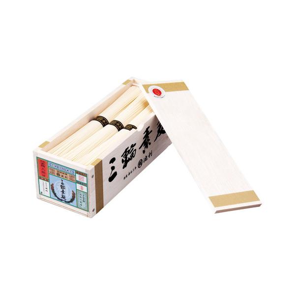 今も昔も変わることなく丁寧に作られる手延べ素麺です。■三輪素麺(50g)×90■箱サイズ:約213×76×65mm【用途】引出物 結婚祝 出産祝 仏事 快気 新築 記念 贈答 お返し お祝い 香典返し 法事 法要 引越し 新築祝い お中元 ...