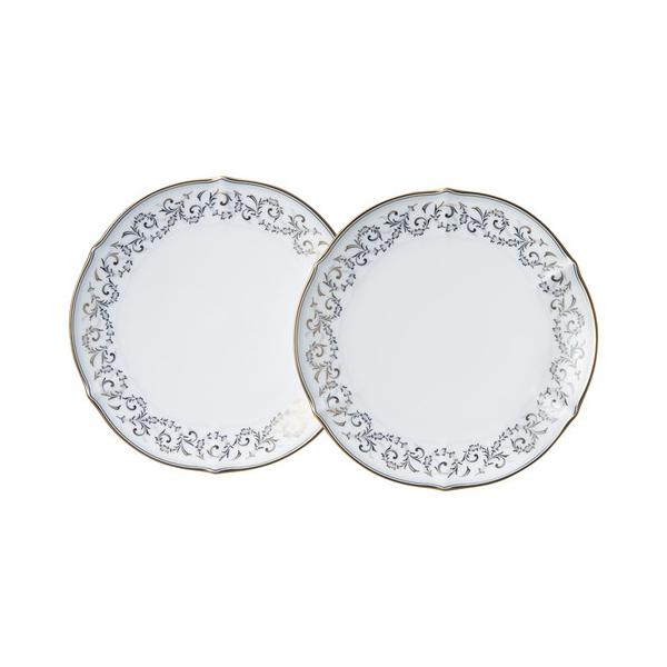 電子レンジ対応の金を使用。伝統的で落ち着きのあるデザインは、飽きることなく長くご愛用いただけます。デザイン性と使いやすさを兼ね備えたシリーズです。■プレート(約217×22mm)×2■材質:磁器■箱サイズ:約240×240×60mm【用途】...