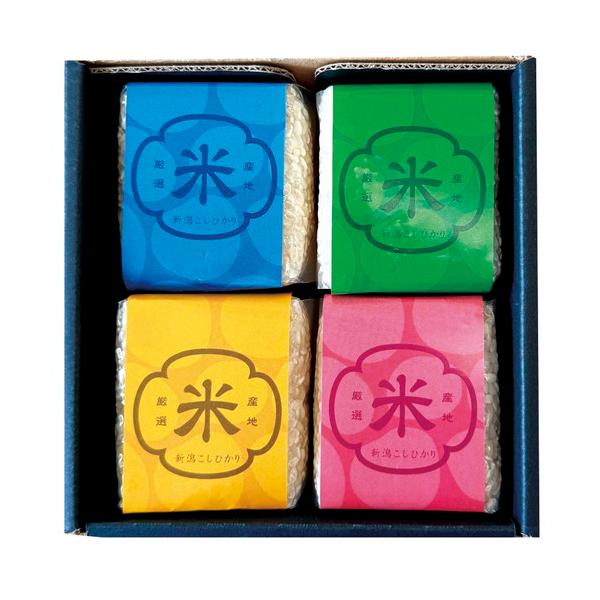 五つ星マイスターが厳選した「新潟県産コシヒカリ」をお届けします。■新潟県産コシヒカリ150g×4■箱サイズ:13.5×13×6cm【用途】引出物 結婚祝 出産祝 仏事 快気 新築 記念 贈答 お返し お祝い 香典返し 法事 法要 引越し 新...
