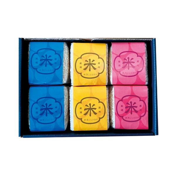 五つ星マイスターが厳選した「新潟県産コシヒカリ」をお届けします。■新潟県産コシヒカリ150g×6■箱サイズ:13.5×19×6cm【用途】引出物 結婚祝 出産祝 仏事 快気 新築 記念 贈答 お返し お祝い 香典返し 法事 法要 引越し 新...