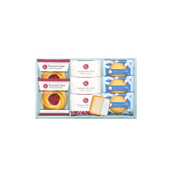 ロシアケーキとラングドシャ・チョコインクッキーのスイーツ詰合せ■ロシアケーキブルーベリーサン×2、ラングドシャ・チョコインクッキー×各3■箱サイズ:15.2×26.7×4.2cm【用途】引出物 結婚祝 出産祝 仏事 快気 新築 記念 贈答 ...