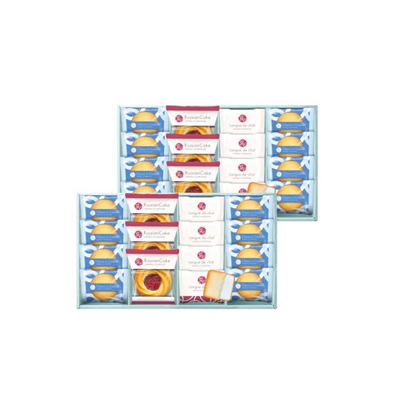 ロシアケーキとラングドシャ・チョコインクッキーのスイーツ詰合せ■ロシアケーキブルーベリーサン×6、ラングドシャ×8、チョコインクッキー×16■箱サイズ:19.5×34.8×8.5cm【用途】引出物 結婚祝 出産祝 仏事 快気 新築 記念 贈...