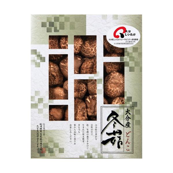 大分県の豊かな自然の中で歳月をかけて育まれた原木椎茸。 昔も今も変わらぬ味と香りをお楽しみください。■大分産原木乾椎茸どんこ100g×1■箱サイズ:29.2×22.5×5cm【用途】引出物 結婚祝 出産祝 仏事 快気 新築 記念 贈答 お返...