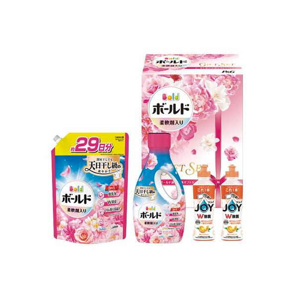 ボールドジェル華やかプレミアムブロッサムの香り(本体680g・詰替〈超特大〉690ml)、除菌ジョイコンパクトオレンジの香り170ml×2■箱サイズ:箱282×216×143mm【用途】引出物 結婚祝 出産祝 仏事 快気 新築 記念 贈答 ...