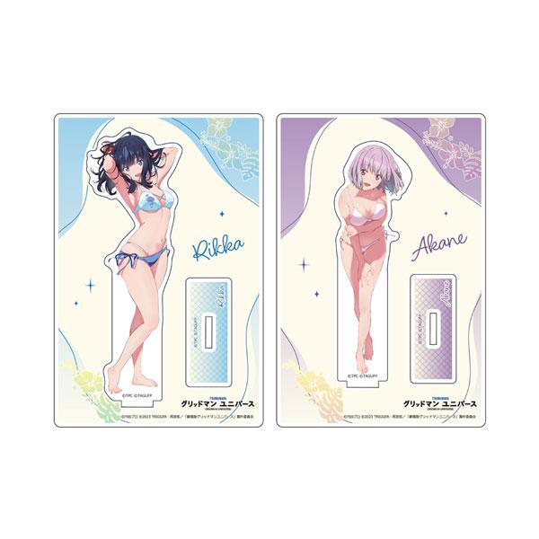 【発売日：2026年05月31日】グリッドマン ユニバース 描き下ろしアクリルスタンド 2種セット (宝多六花/水着・新条アカネ/水着) カーテン魂◆ゆうパケット送料無料 ■発売予定：2026年5月予定(発売は遅れる可能性が御座います。)※...