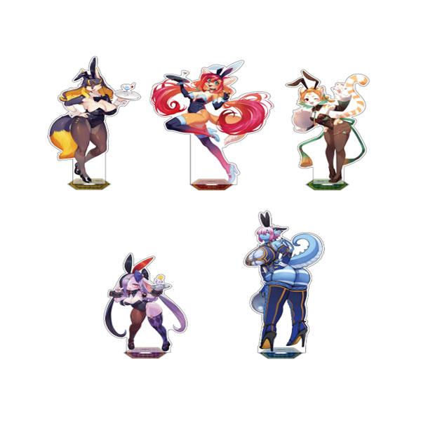 【発売日：2026年06月30日】送料無料◆Bunnimals ほぼ1/9 BIGアクリルスタンド 5種セット (マリー・ゴールド/ローザ/シャオジュ/ルピナス/サイネリア) サクラギア ■発売予定：2026年6月予定(発売は遅れる可能性が...