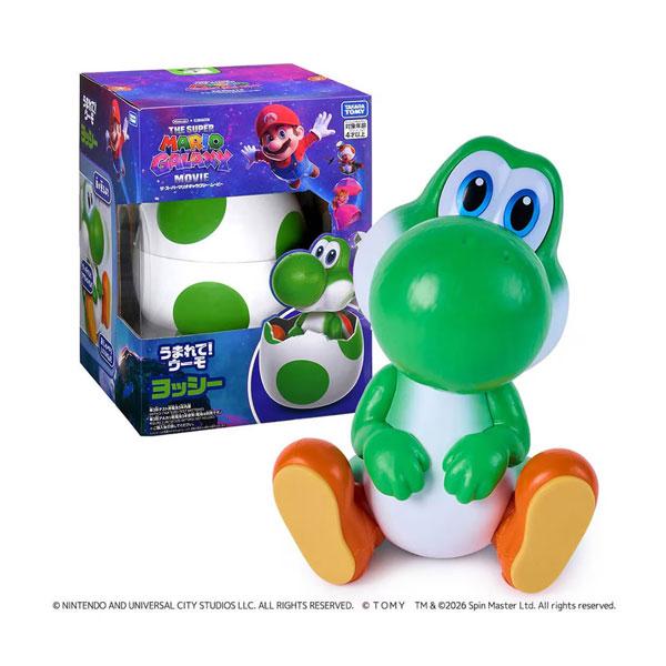 【発売日：2026年04月30日】送料無料◆タカラトミー ザ・スーパーマリオギャラクシー・ムービー うまれて！ウーモ ヨッシー ■発売予定：2026年4月予定(発売は遅れる可能性が御座います。)・タマゴをふ化させよう固定ピン・カバー・ふたを...