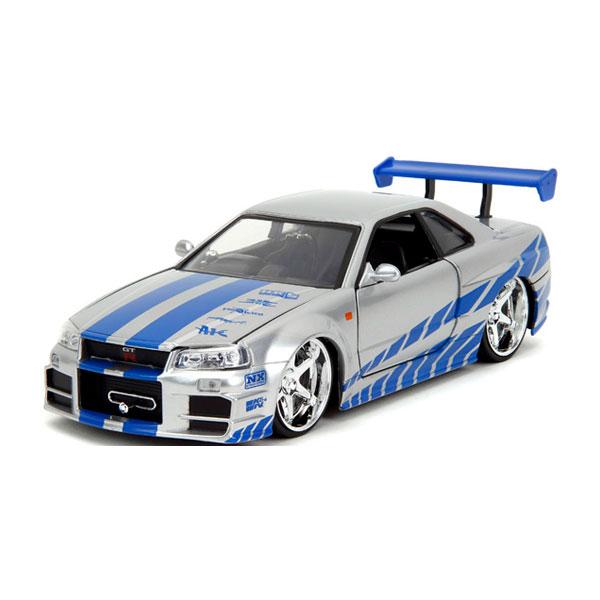【発売日：2026年03月31日】送料無料◆再販 Jada Toys ワイルド・スピードシリーズ 1/24 F＆F ニッサン スカイライン GT-R (R34) “ブライアン” ミニカー JADA97158 ■発売予定：2026年3月予定(...