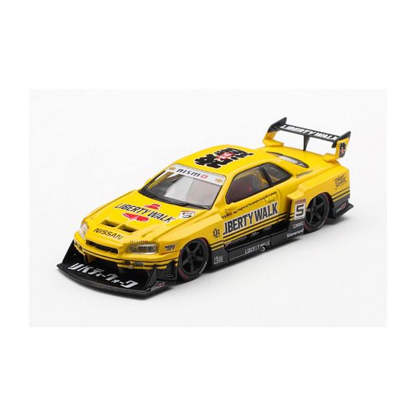 【発売日：2026年06月30日】MINI-GT 1/64 Nissan LB-ER34 Super Silhouette スカイライン スポーツイエロー (右ハンドル) ミニカー MGT01182-R ■発売予定：入荷日未定(発売は遅れる...