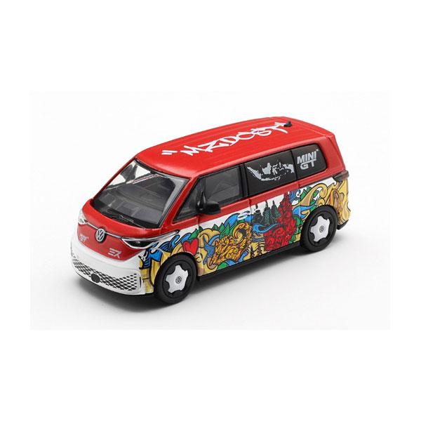 【発売日：2026年07月31日】MINI-GT 1/64 フォルクスワーゲン ID. Buzz ミズデザイン (右ハンドル) ミニカー MGT01209-R ■発売予定：入荷日未定(発売は遅れる可能性が御座います。)★発売の長期延期が見込...