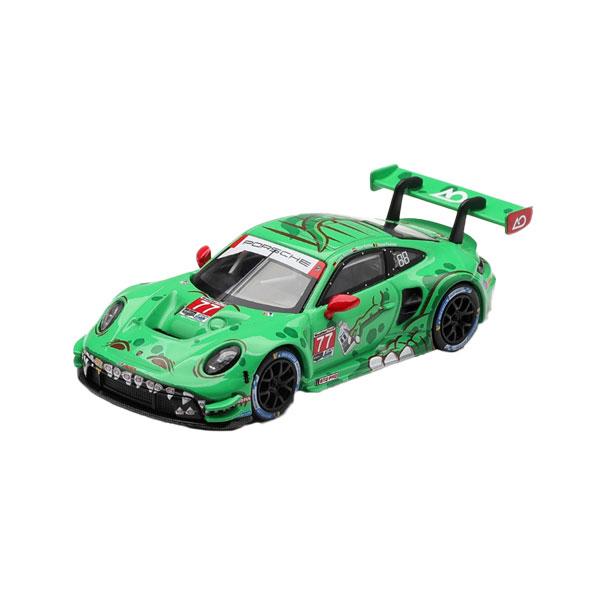 【発売日：2026年07月31日】MINI-GT 1/64 ポルシェ 911 GT3 R (992) IMSA セブリング12時間 2025 優勝車 ＃77 AO Racing (左ハンドル) ミニカー MGT01218-L ■発売予定：入...
