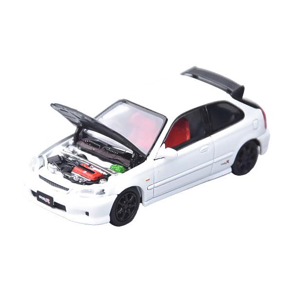 【発売日：2026年08月31日】Model 1 1/64 ホンダ シビック タイプR EK9 ホワイト (カーボンボンネット) ミニカー C33305 ■発売予定：入荷日未定(発売は遅れる可能性が御座います。)★発売の長期延期が見込まれる...