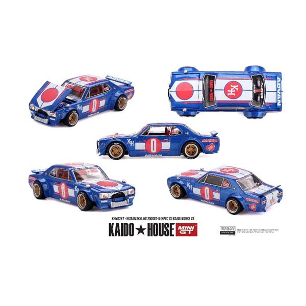 【発売日：2026年09月30日】MINI GT 1/64 Nissan スカイライン 2000GT-R (KPGC10)Kaido Works V3 (右ハンドル) ミニカー KHMG287 ■発売予定：入荷日未定2026年9月発売予定で...