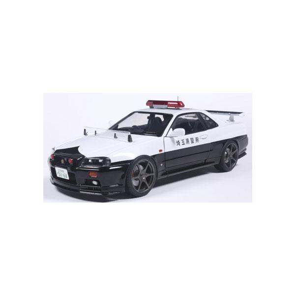 【発売日：2026年09月30日】送料無料◆SOLIDO 1/18 日産 スカイライン GT-R (R34) ポリス 1999 (ホワイト×ブラック) ダイキャスト製 ミニカー S1804317 ■発売予定：入荷日未定(発売は遅れる可能性が...