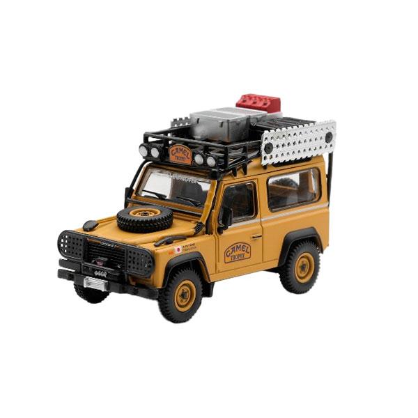 【発売日：2026年09月30日】MINI-GT 1/64 ランドローバー ディフェンダー 90 キャメルトロフィー ボルネオ島 1985 チームジャパン(左ハンドル) ミニカー MGT01307-L ■発売予定：入荷日未定2026年9月発...
