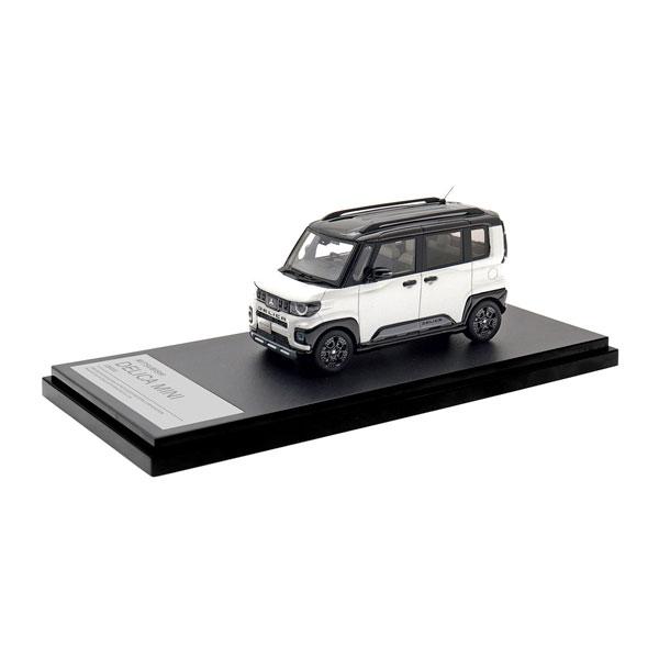 【発売日：2026年08月31日】送料無料◆1/43 Mitsubishi DELICA MINI(2025) ホワイトパール×ブラックマイカ HS587WH レジン製ミニカー ハイストーリー ■発売予定：入荷日未定(発売は遅れる可能性が御...