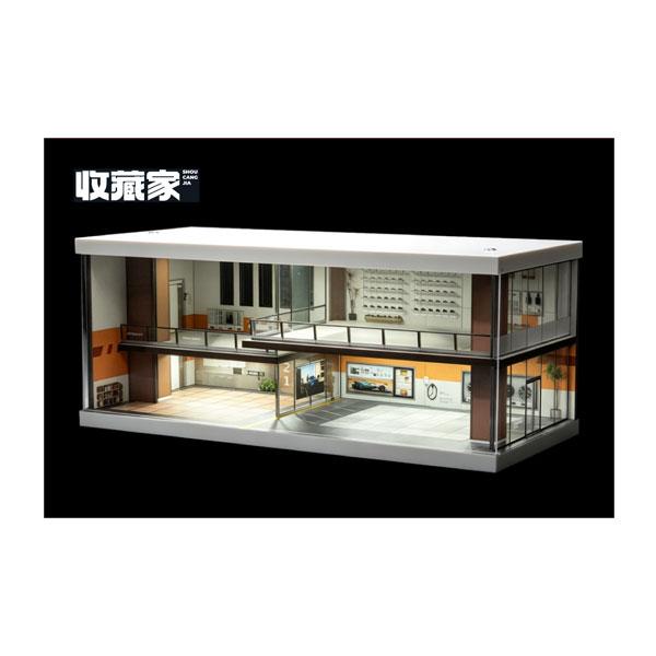 【発売日：2026年08月31日】送料無料◆収蔵家 SCJ82075 1/64 カーディーラーショールーム (Beige/Brown) ライト付 ジオラマ ■発売予定：入荷日未定(発売は遅れる可能性が御座います。)★発売の長期延期が見込まれ...