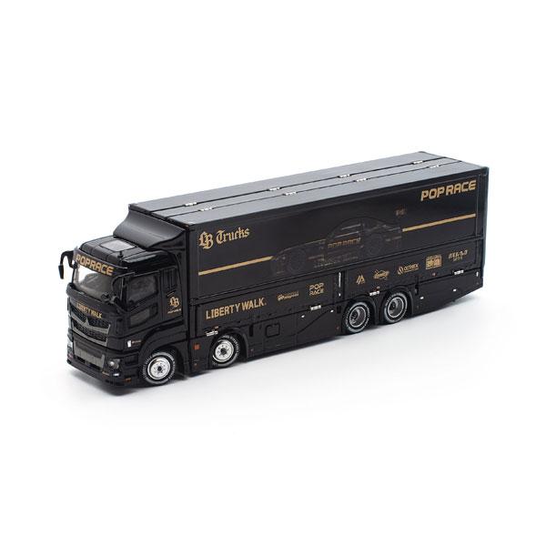 【発売日：2027年06月30日】送料無料◆POP RACE 1/64 LBWK トラック ブラック ミニカー PR640557 ■発売予定：入荷日未定(発売は遅れる可能性が御座います。)★発売の長期延期が見込まれる、または発売時期が遠い商...